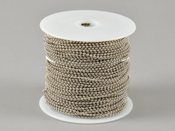 Ball Chain-Jewelry Chain-2mm Ball-Nickel Silver-Sold by the Foot ...