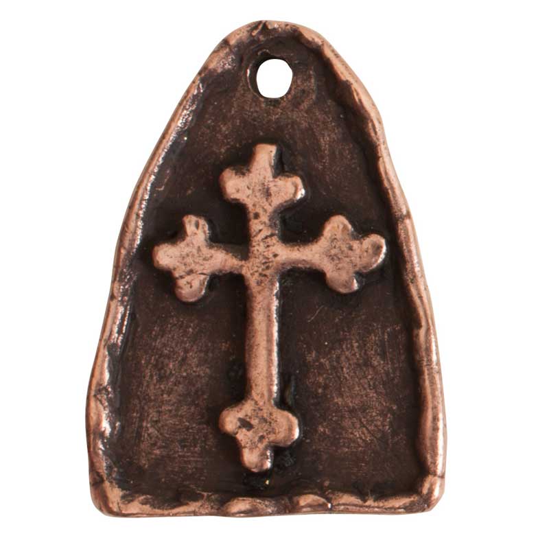 Nunn Design-Pewter-16x22mm Arch Cross Charm - Tamara Scott Designs