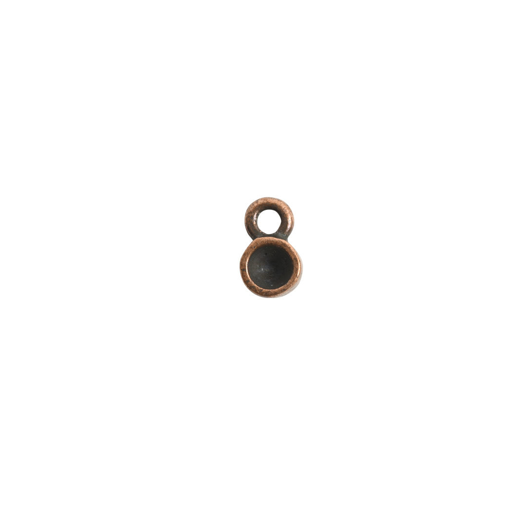 Nunn Design-Pewter-Tiny Bezel Circle-Antique Copper - Tamara Scott Designs