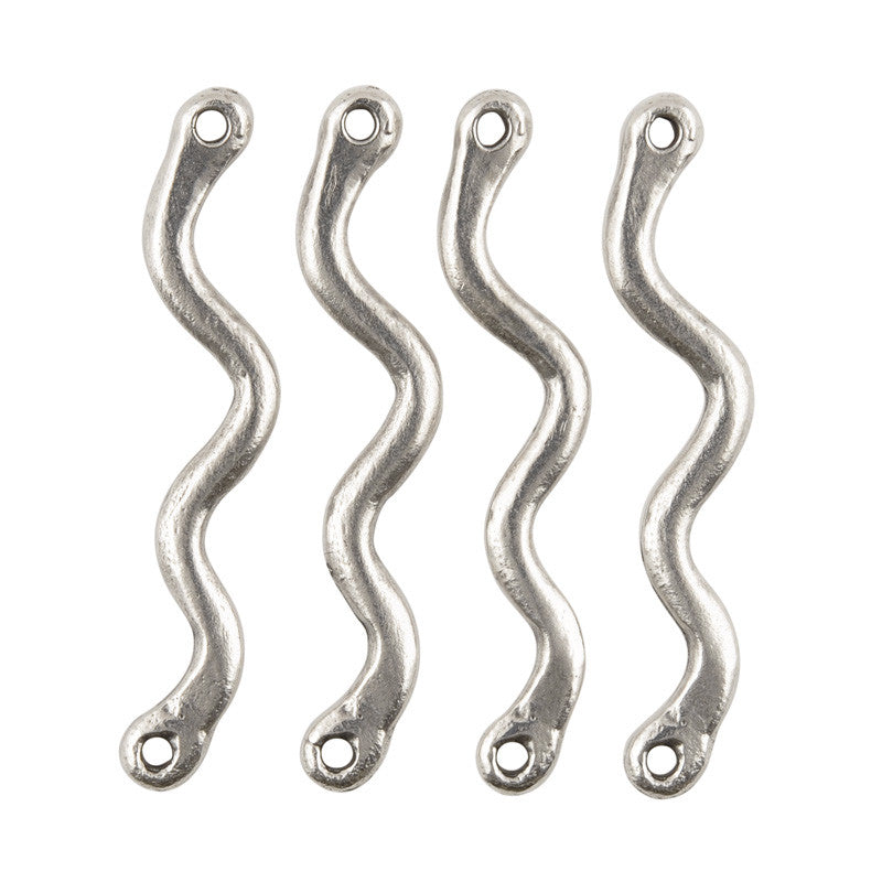 Connectors - Casting - Wavy Bar - Tamara Scott Designs