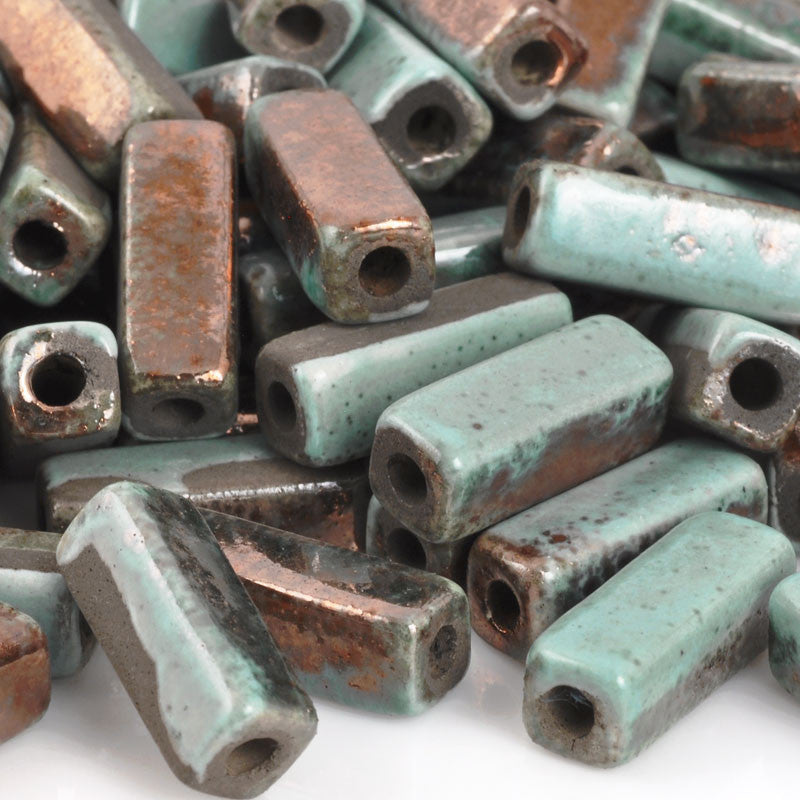 Greek Ceramic Beads - Buy Tube Ceramic Beads - Tamara Scott Designs