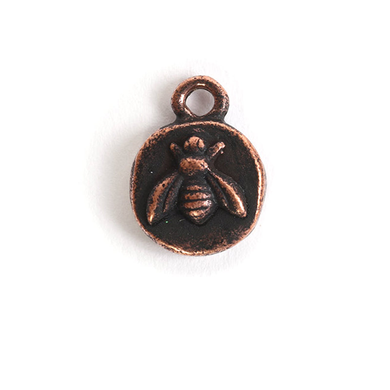 Supplies-Nunn Design-12mm Organic Itsy Bee Charm - Tamara Scott Designs