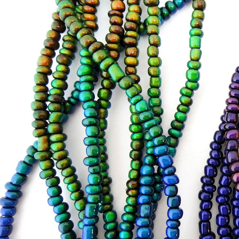 Mirage-3mm Micro Bead-Color Changing Necklace - Tamara Scott Designs