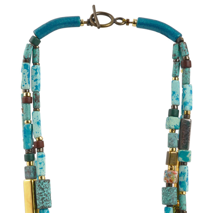 Finished Jewelry-Romanesque Necklace Mixed Media Necklace – Tamara ...