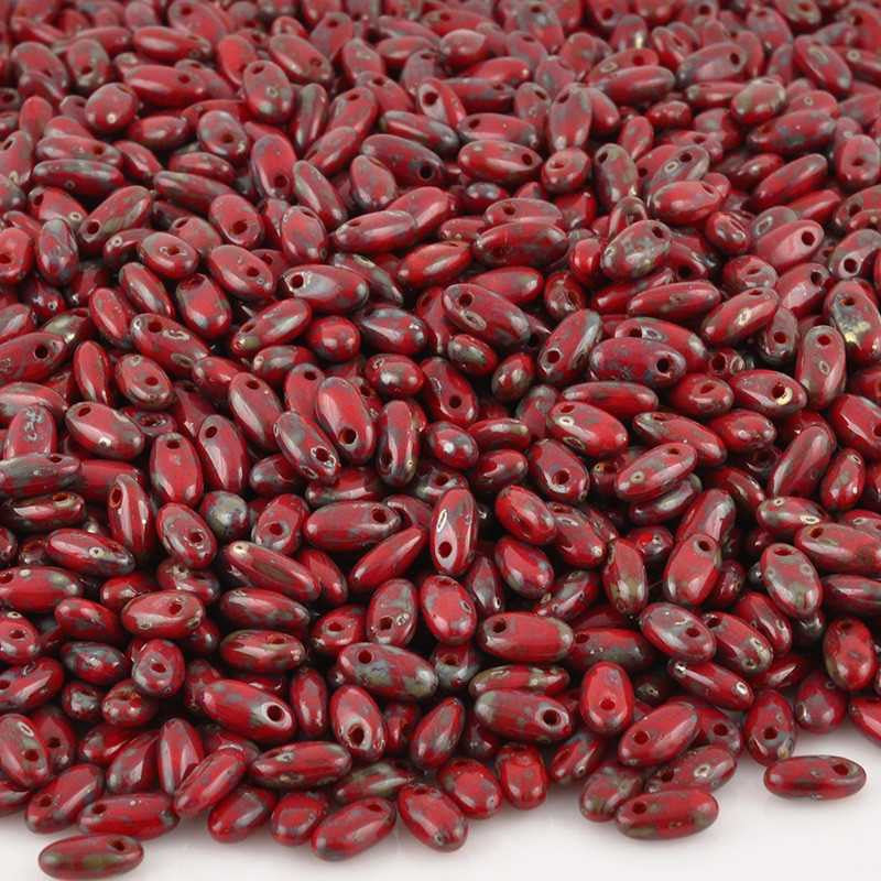 Seed Beads - 2.5x6mm Rizo - 707 - Czech Beads - Tamara Scott Designs